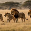 How have lions adapted to their African environments?