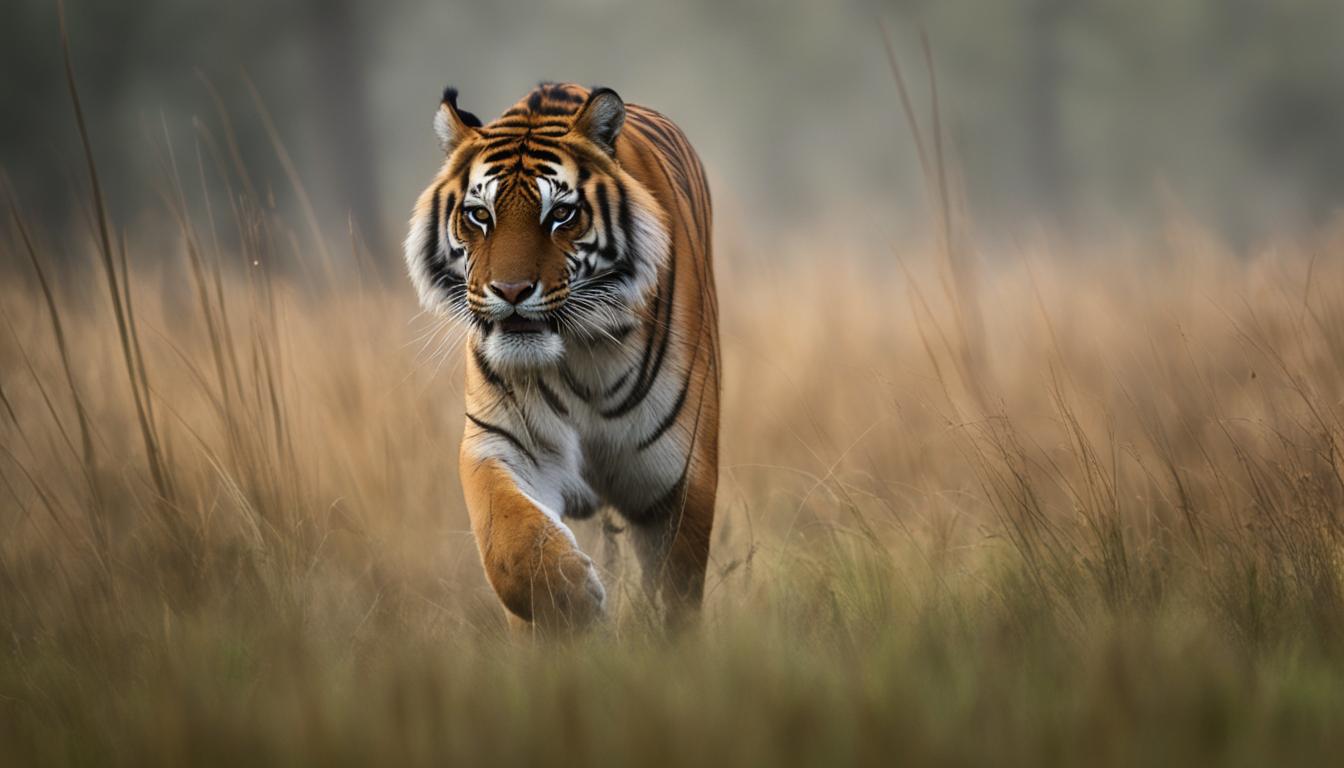 What are the tactics tigers use when hunting for prey?