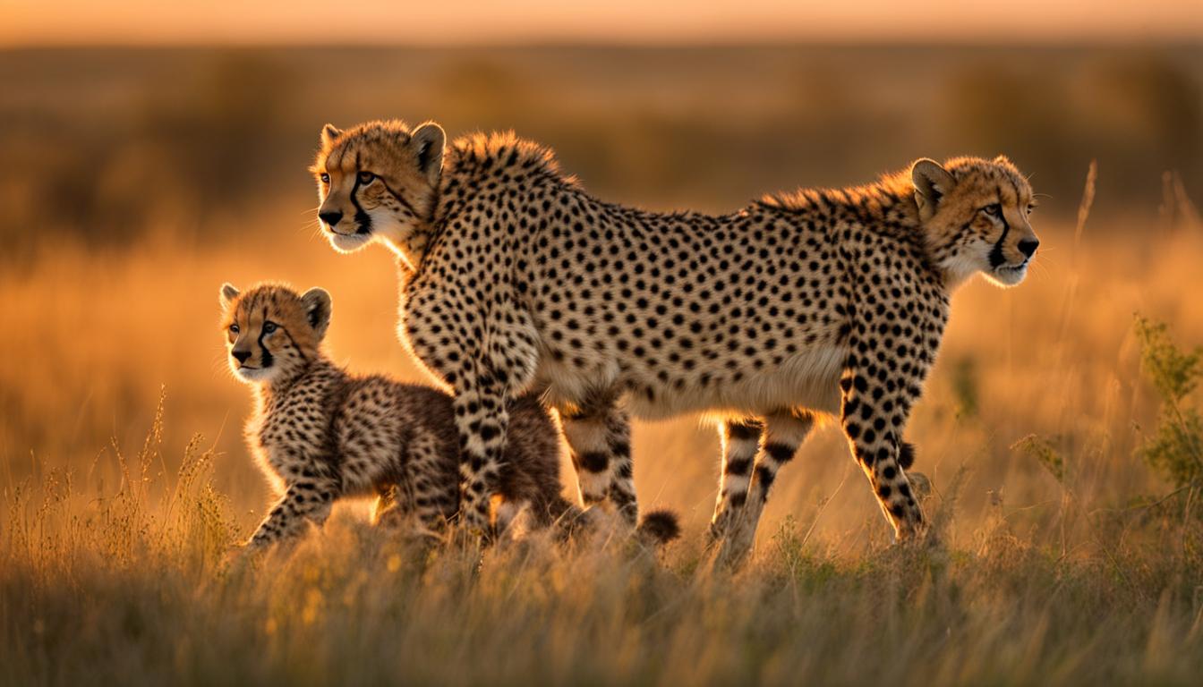 How do cheetahs behave in the wild and in captivity?
