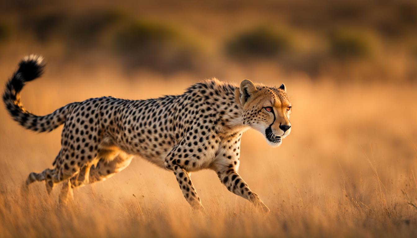 What are the tactics cheetahs use when hunting for prey?