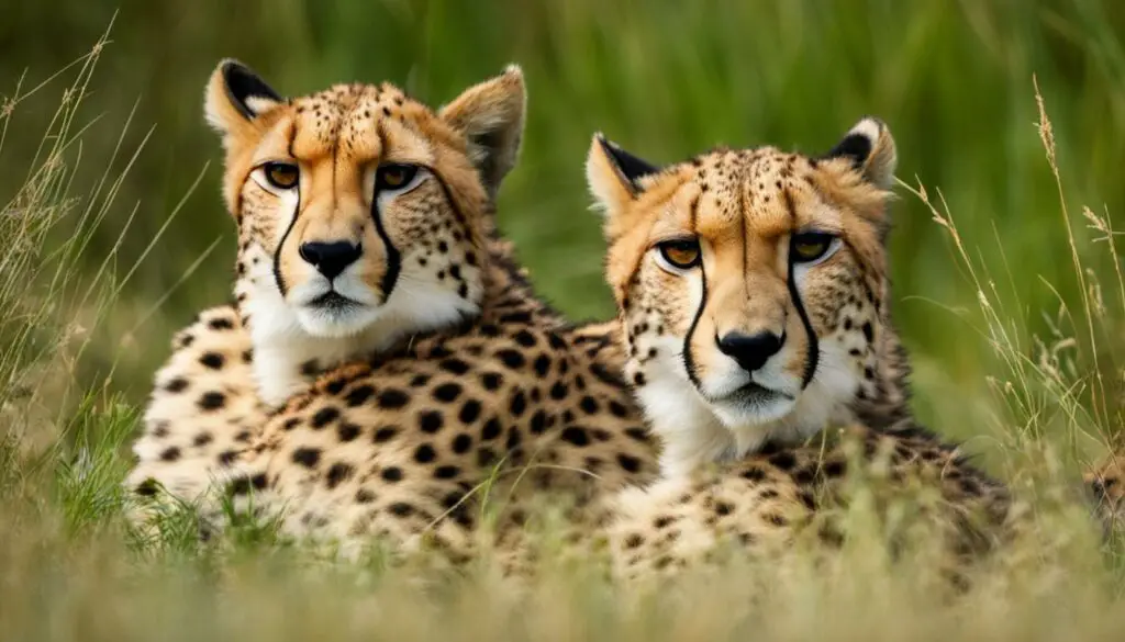 How do cheetahs mate, and what is their reproduction cycle?