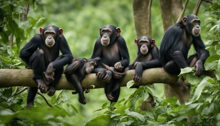 What is the current conservation status of chimpanzee populations?