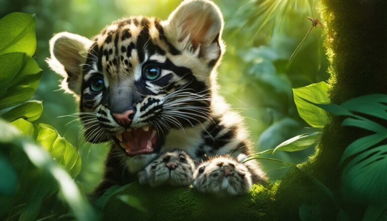What is the process of leopard birth and raising cubs?