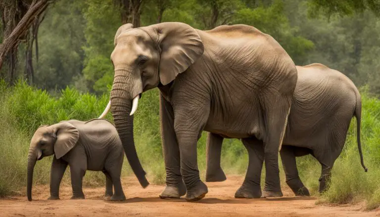 What is the life cycle of an elephant from birth to adulthood?