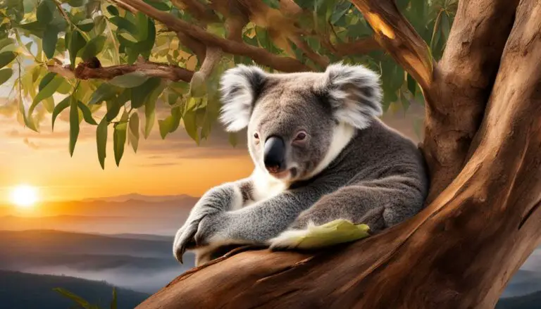 How much do koalas sleep in a day, and what are their sleep habits?