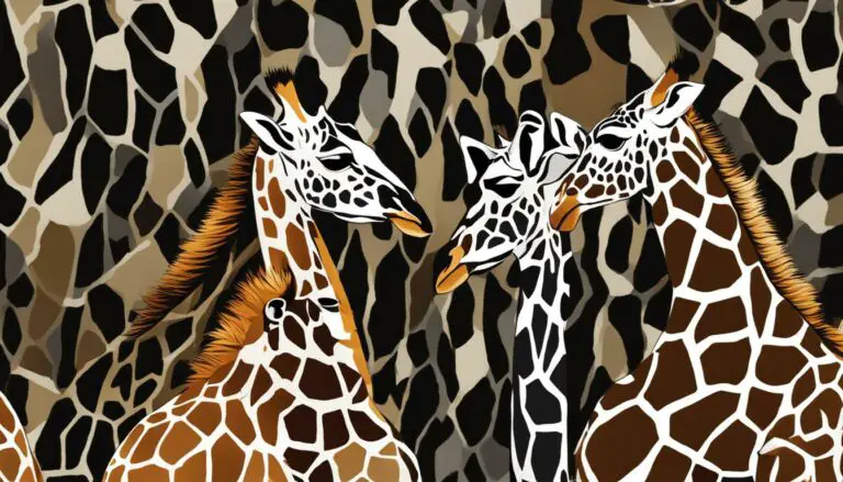 How do the patterns and markings on giraffes vary?