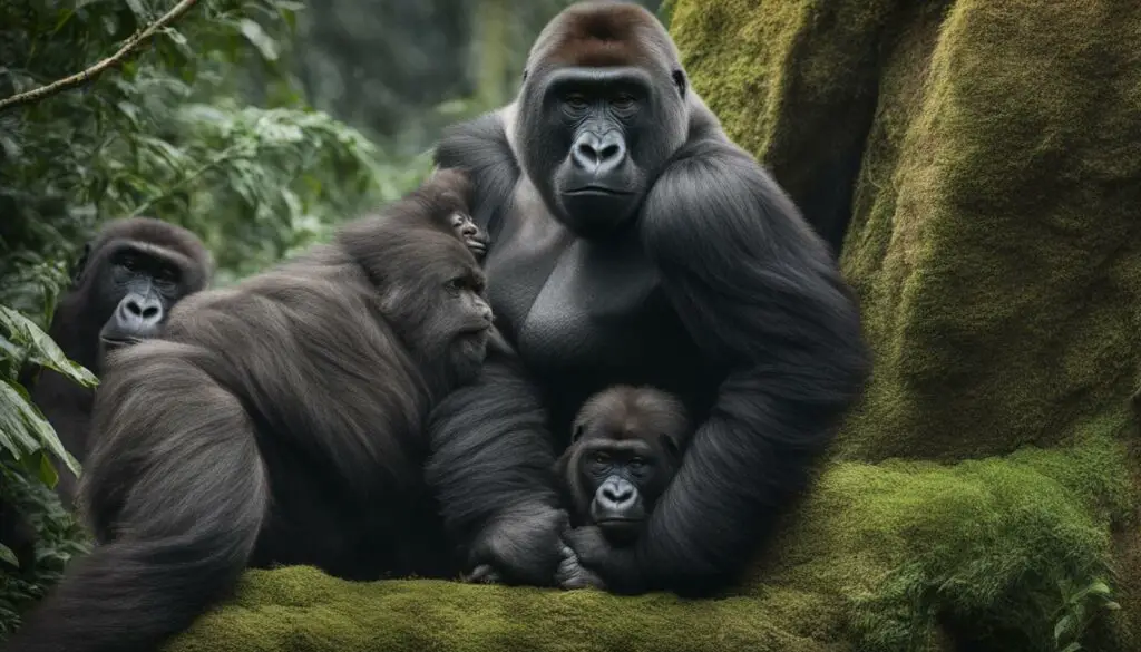 What are the different species of gorillas and their distinctions?