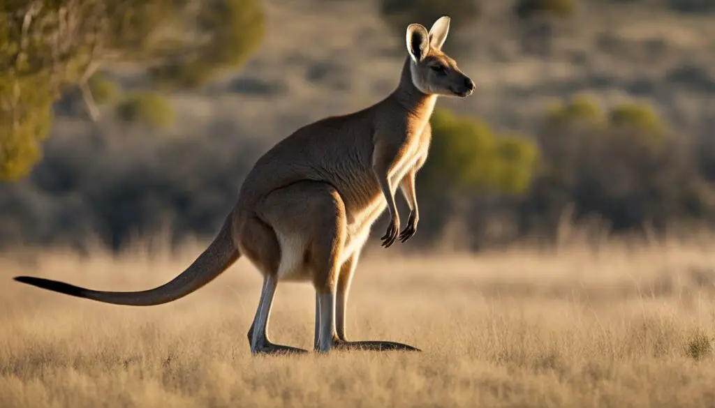 What is the anatomy and body structure of a kangaroo?