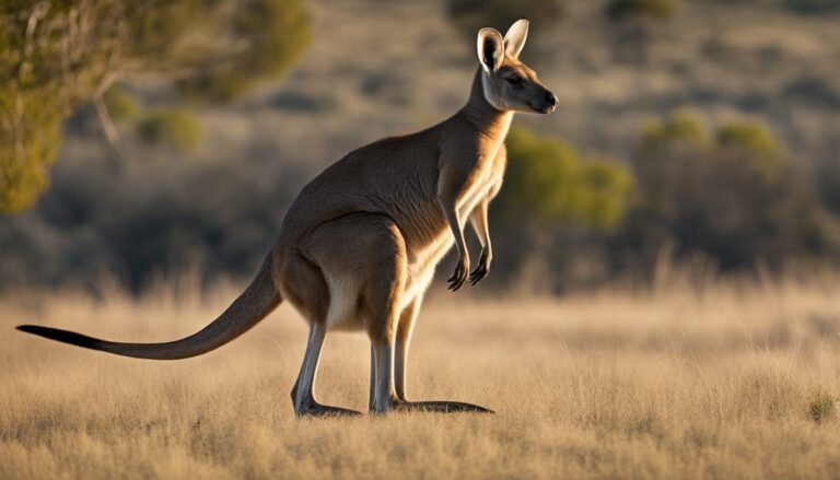 What is the anatomy and body structure of a kangaroo?