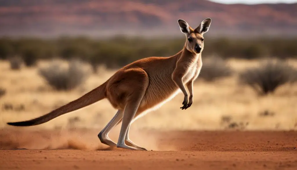 How do kangaroos hop, and what are the advantages of this mode of ...