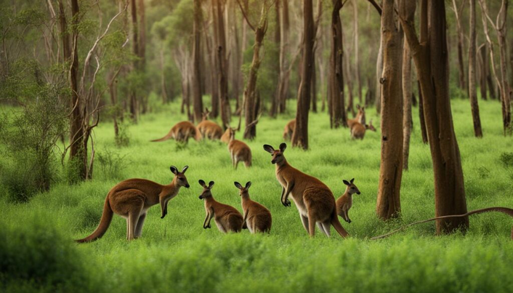 How many kangaroos are left in the wild?