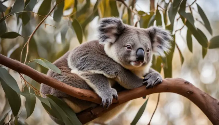 What are the primary threats facing wild koala populations?