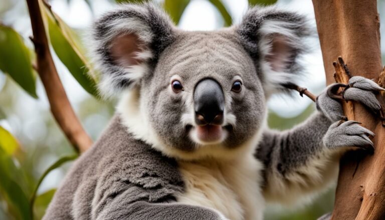 What is the anatomy and body structure of a koala?