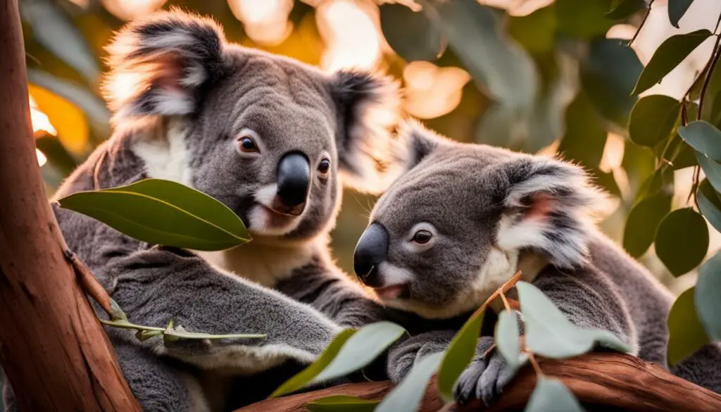 How do koalas reproduce, and what is their reproduction cycle?