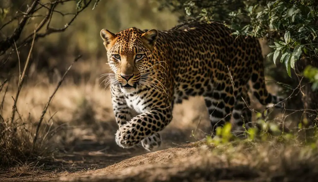 How do leopards behave in the wild and in captivity?