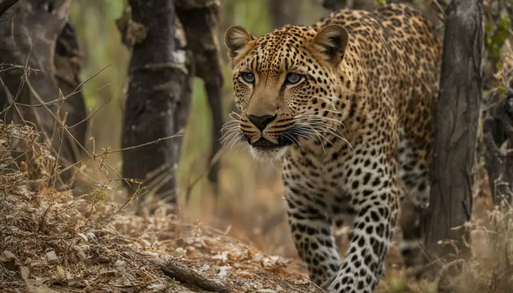 What are the primary threats facing wild leopard populations?