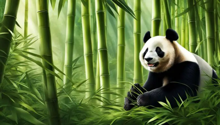 How do giant pandas behave in the wild and in captivity?