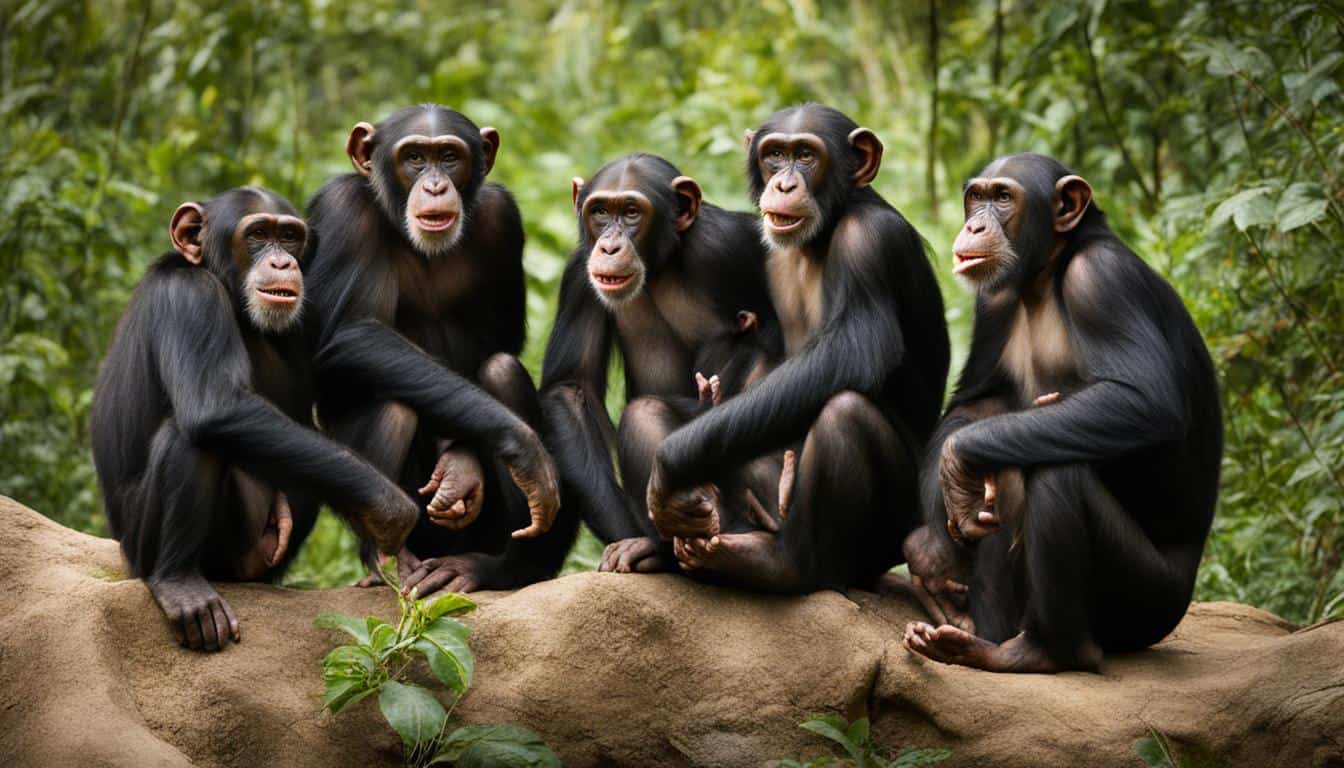 What do chimpanzee calls and vocalizations mean in the wild?