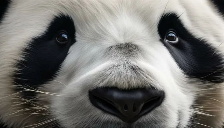 Why are giant pandas black and white in color?