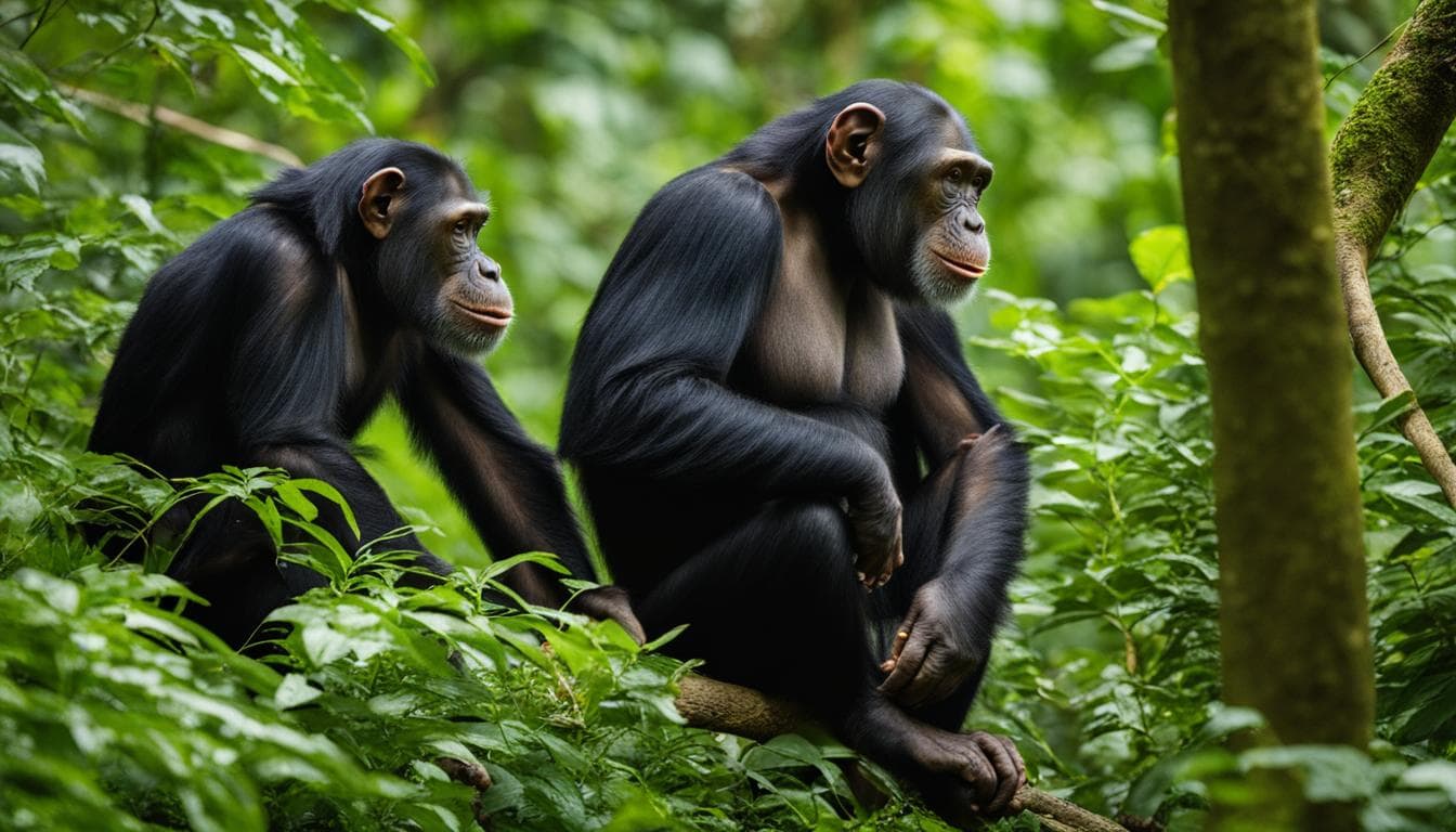 What are some interesting facts about chimpanzees?
