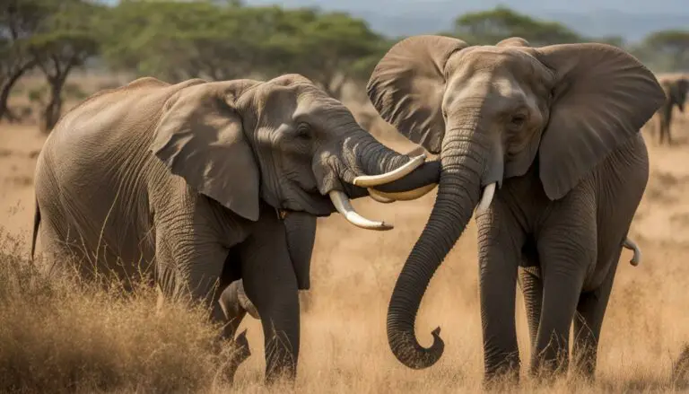 How do elephants communicate with each other in the wild?