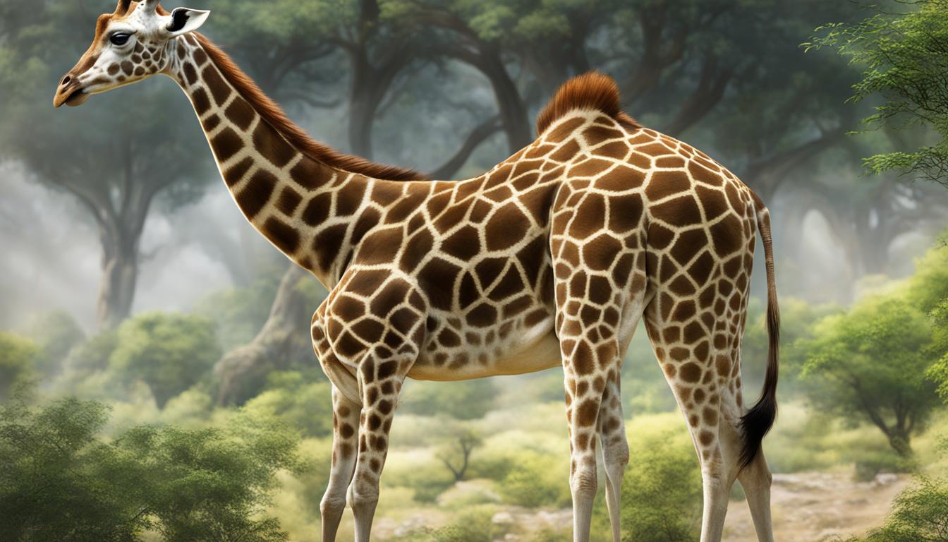 How long can a giraffe's neck grow, and why is it so long?