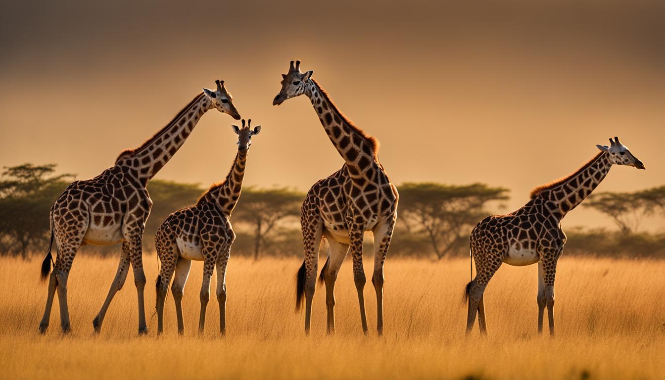 How tall can a giraffe grow, and how does it affect their life?