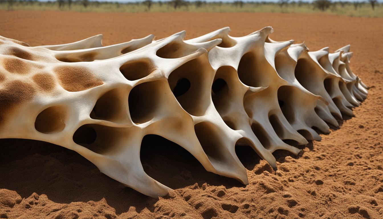 What is the anatomy and body structure of a giraffe?