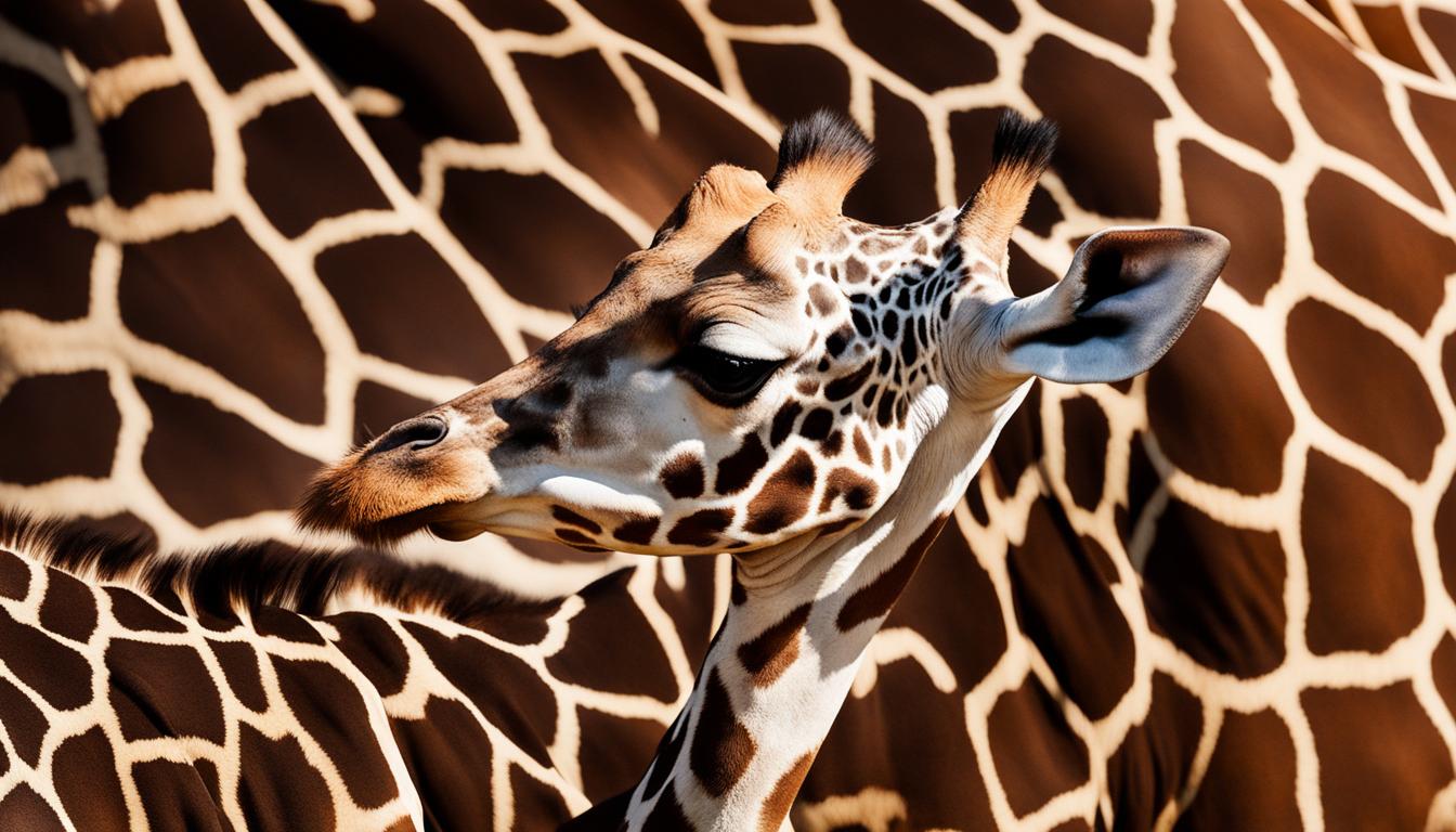 Why do giraffes have spots, and what is their purpose?