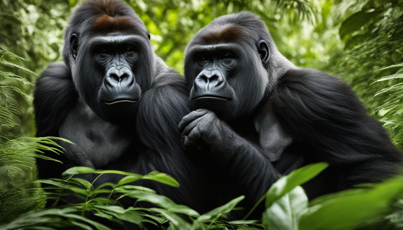 What are the different species of gorillas and their distinctions?