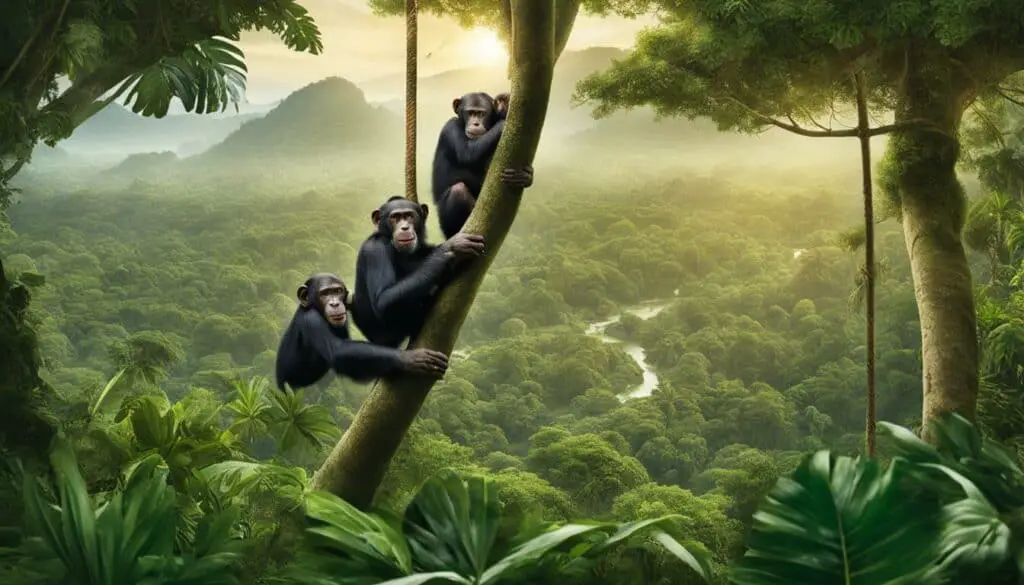 Are there successful cases of chimpanzee conservation?