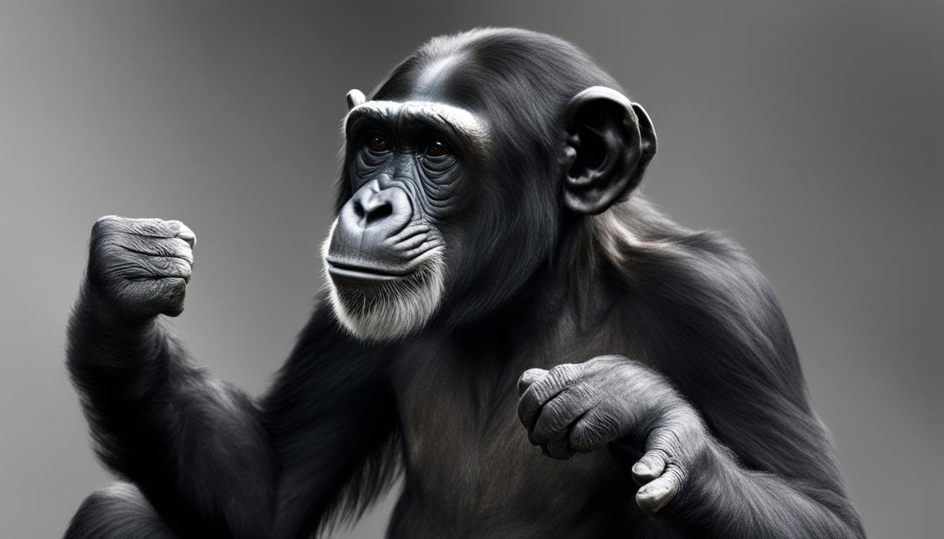 How have chimpanzees adapted to their environments?