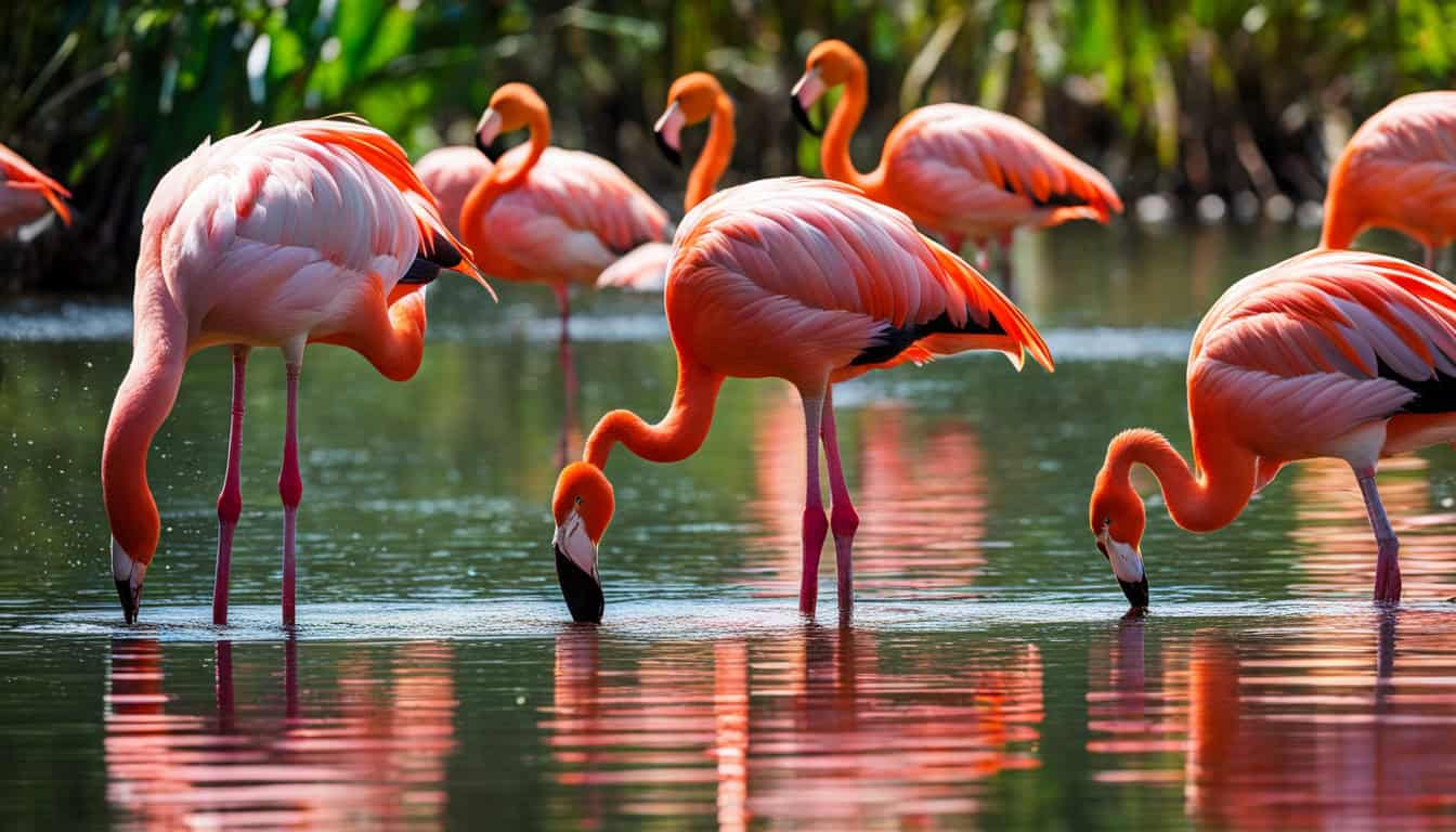 Are there wild flamingos in the USA?