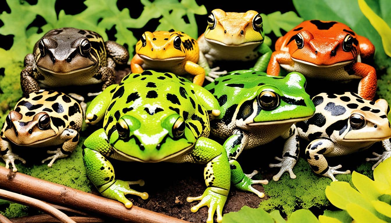 How do you identify different species of toads in the USA?