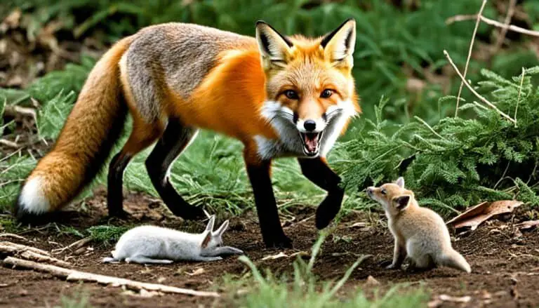 What is the diet of a red fox?