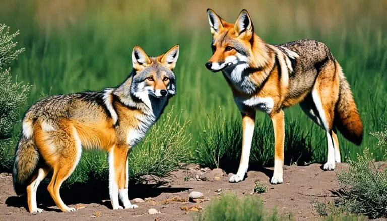 What are the differences between a coyote and a fox?