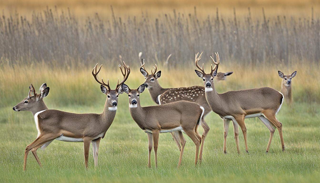 How do you identify different types of deer in the USA?