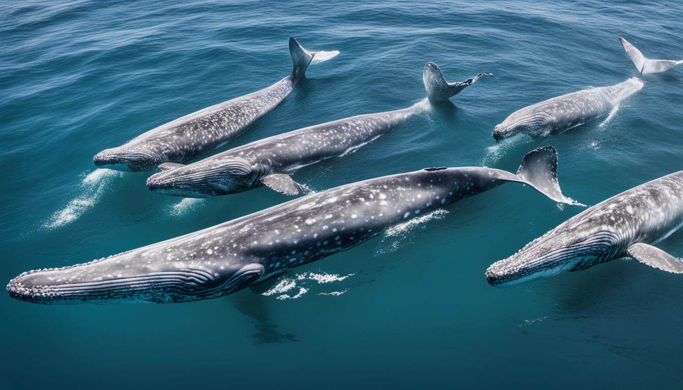 What are the migration patterns of gray whales?