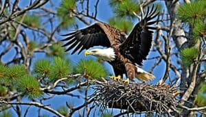 What is the lifespan of a bald eagle in the wild?