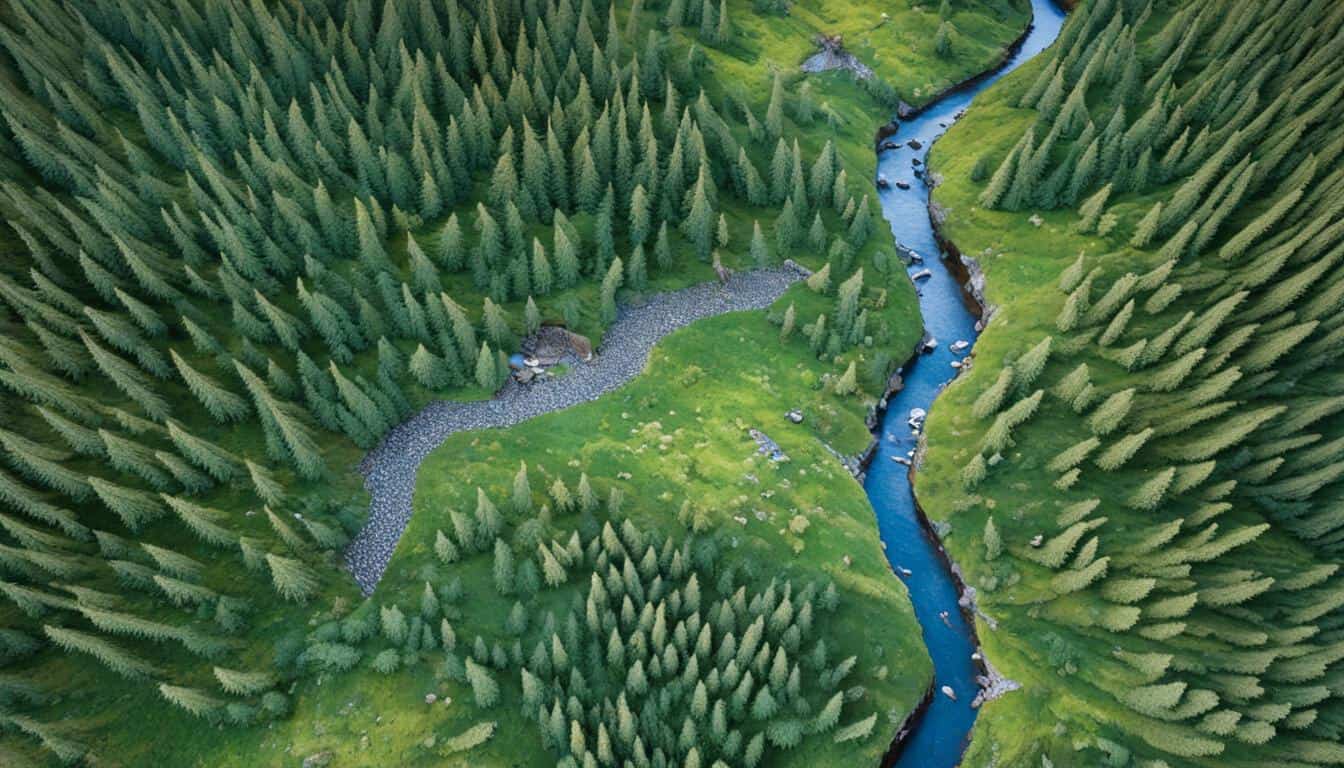 What is the range of the American marten?