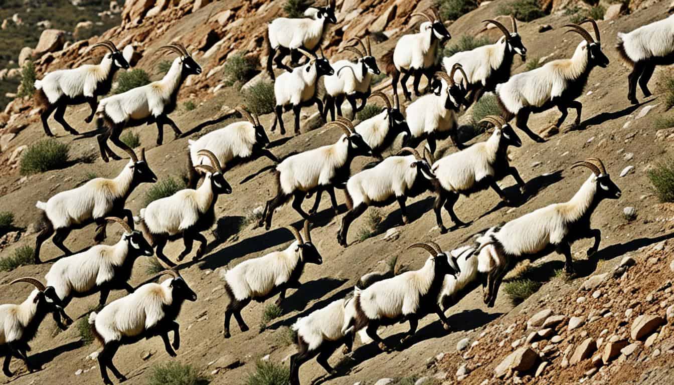Are there any native wild goats in the USA?