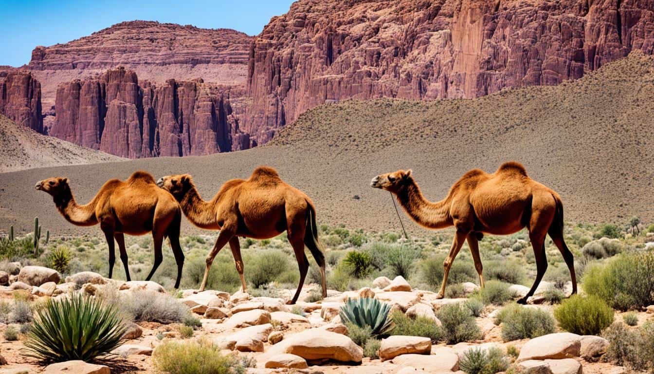 Are there any wild camels in the USA?