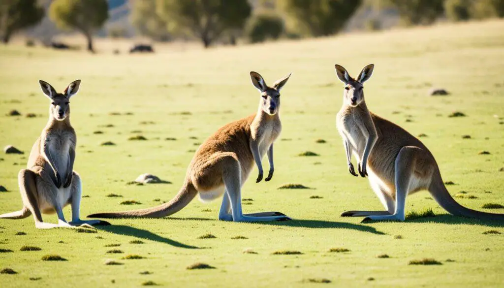 Are there wild kangaroos in the USA?