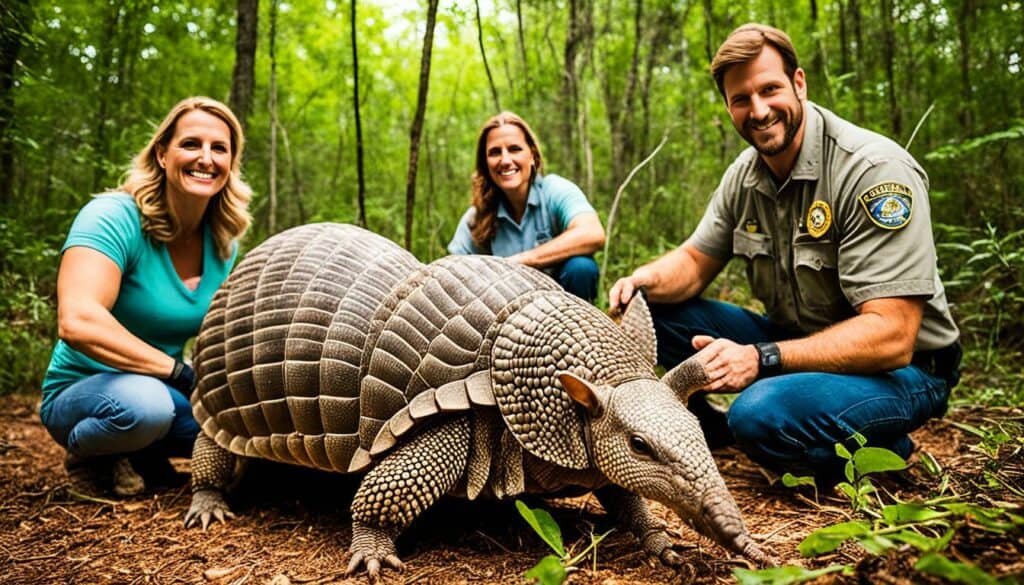 Are there wild armadillos in the USA?