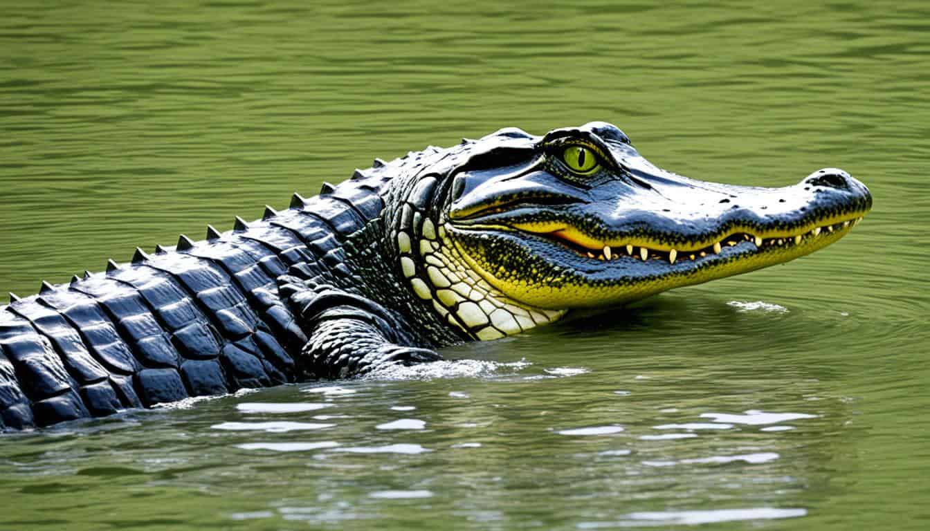 What is the range of the American alligator in the USA?