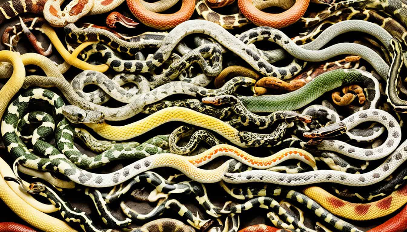 How do you identify different species of snakes in the USA?