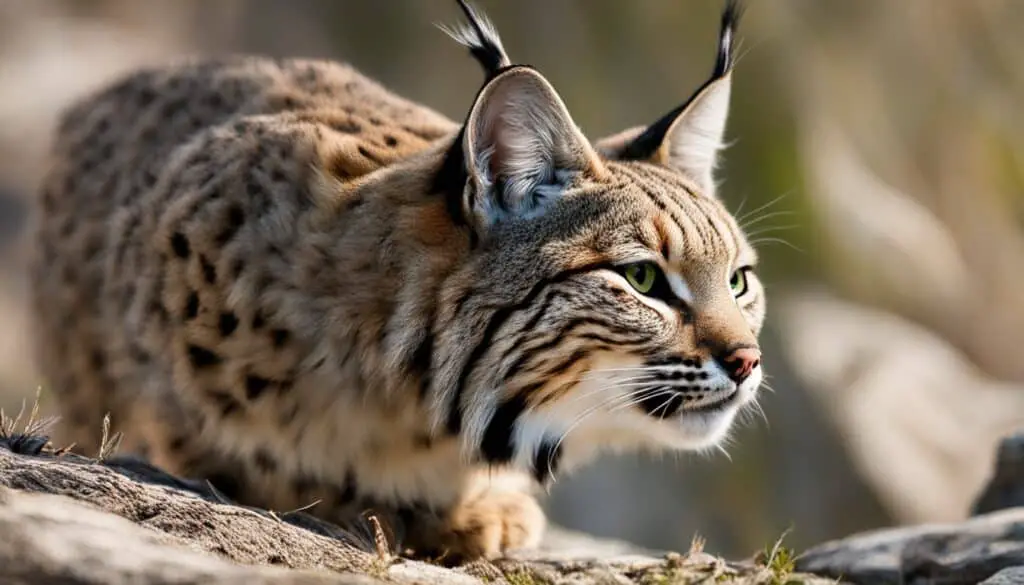 What is the range of the American bobcat?