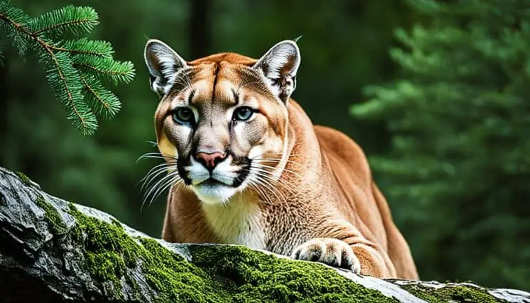 What types of habitats do cougars prefer in the USA?
