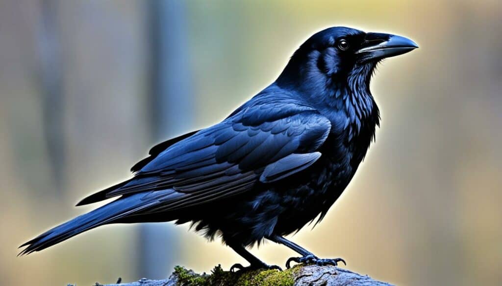 How do you tell the difference between a raven and a crow?