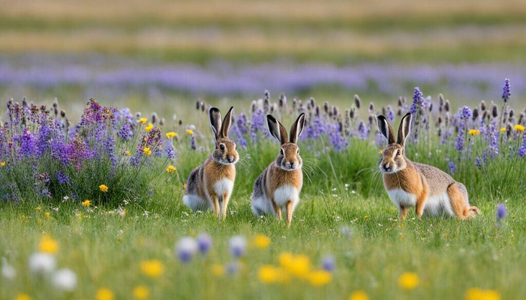 How do you distinguish between a hare and a rabbit?